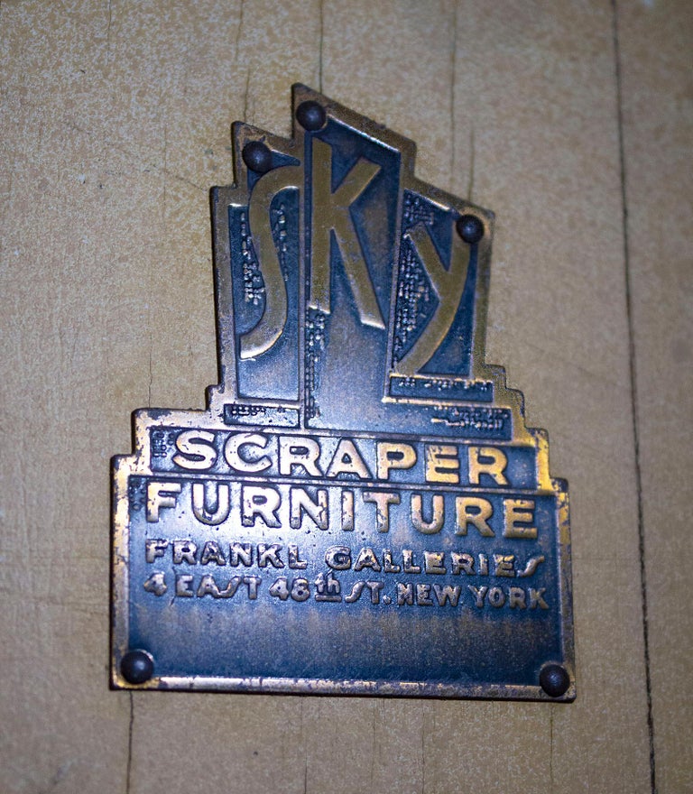 Paul T Frankl Skyscraper Sideboard Frankl Galleries Ny Moderne Art Deco, C. 1928 For Sale at 1stDibs
