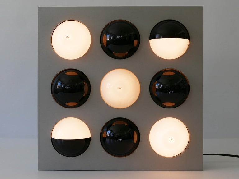 Paul Talman On/Off Light Object or Wall Lamp Fifty Fifty by Interaktives Licht at 1stDibs | paul ...