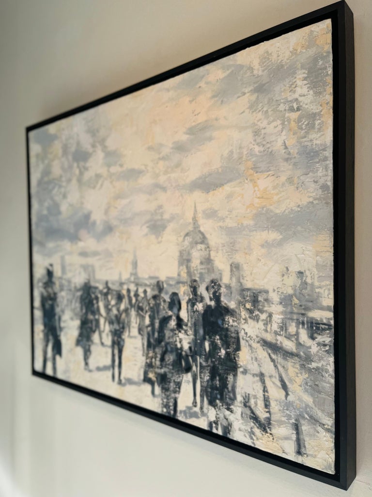 Paul Treasure - Saint Paul's - modern original artwork snowscape winter ...