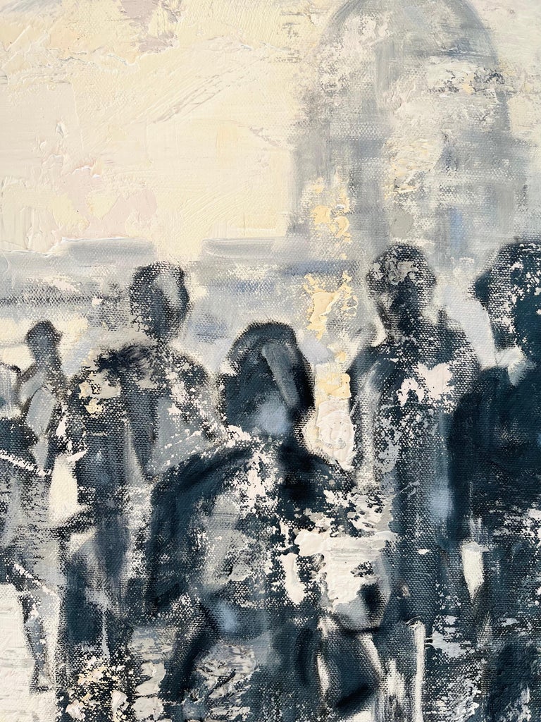 Paul Treasure - Saint Paul's - modern original artwork snowscape winter ...