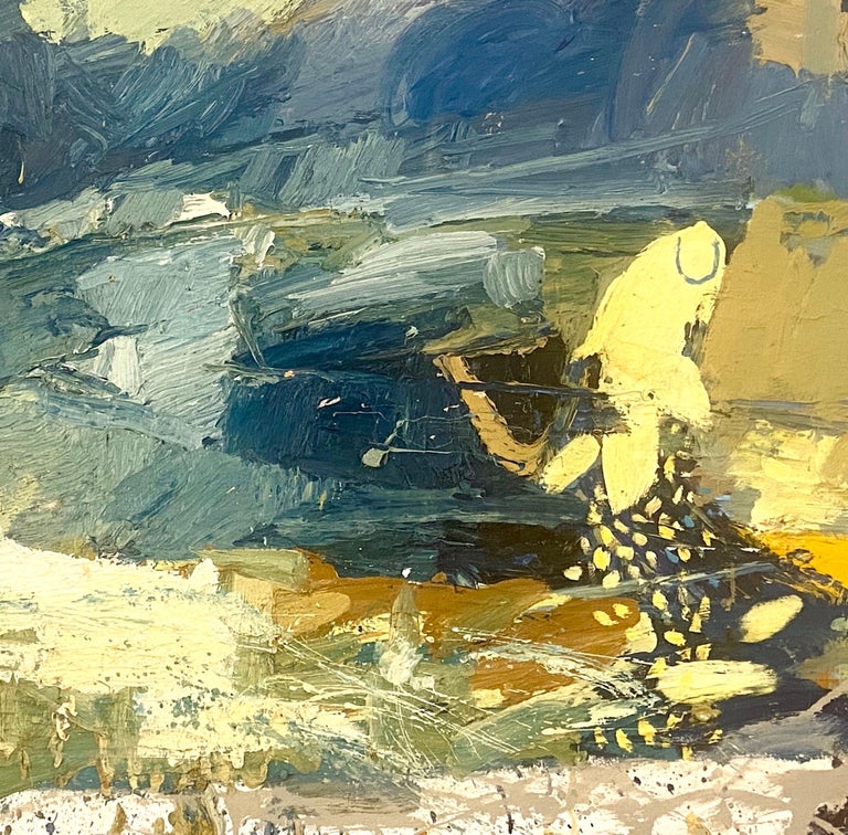 Paul Wadsworth - Collecting Starfish, Contemporary Expressionist Oil ...