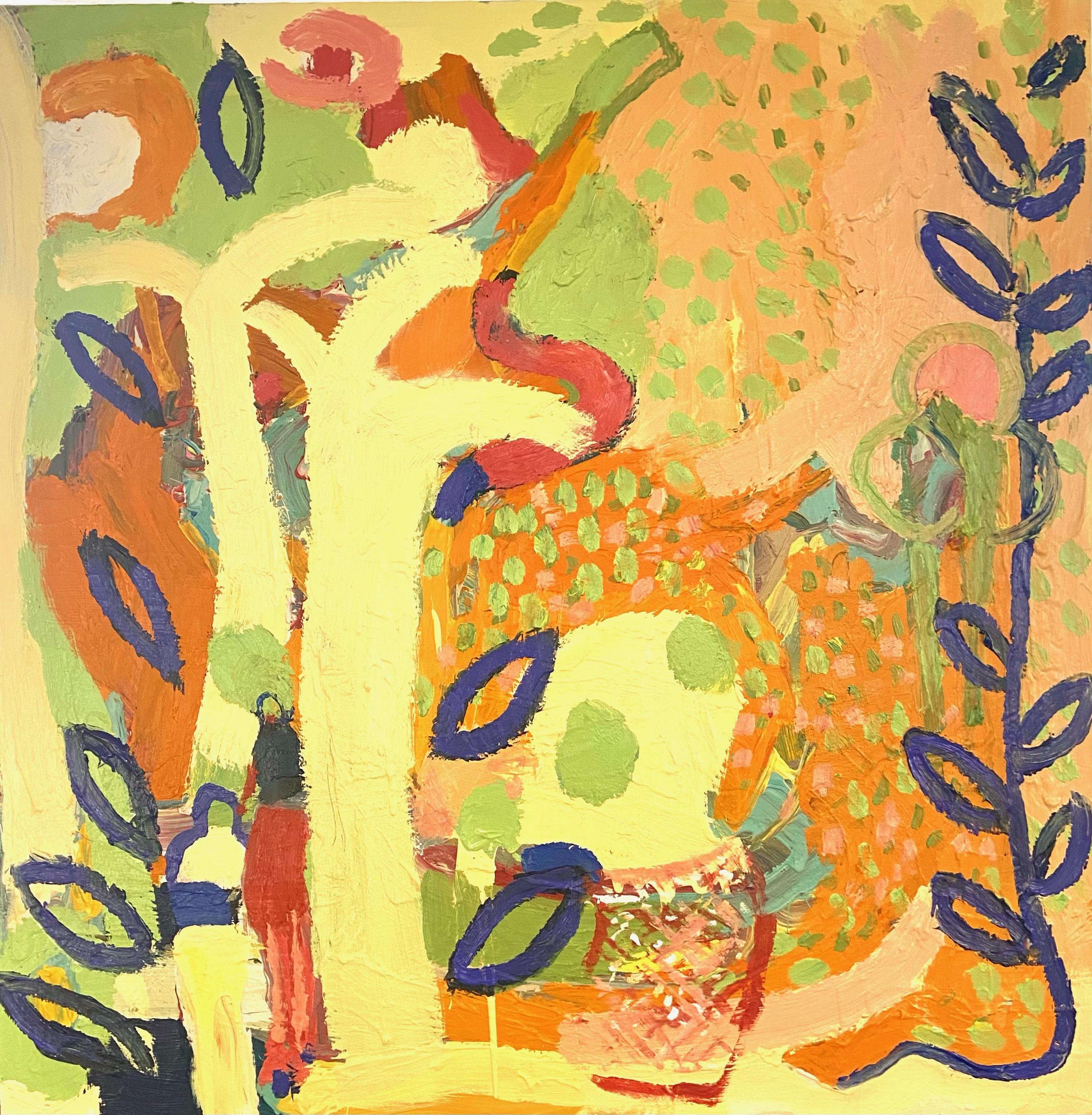 Paul Wadsworth - Swimming Under A Full Moon. Large Abstract ...