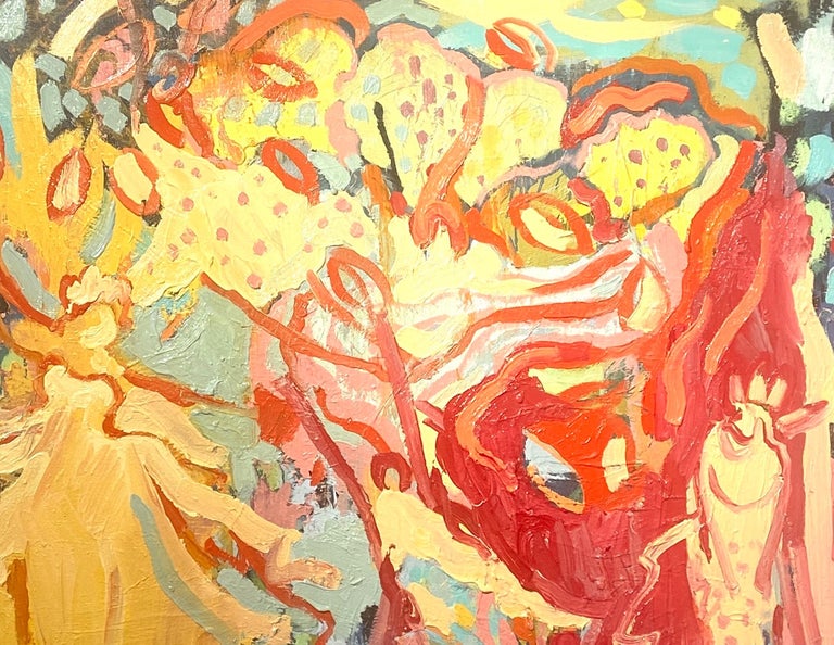 Paul Wadsworth - Ladies Of The Canyon, Contemporary Expressionist Oil Painting For Sale at 1stDibs