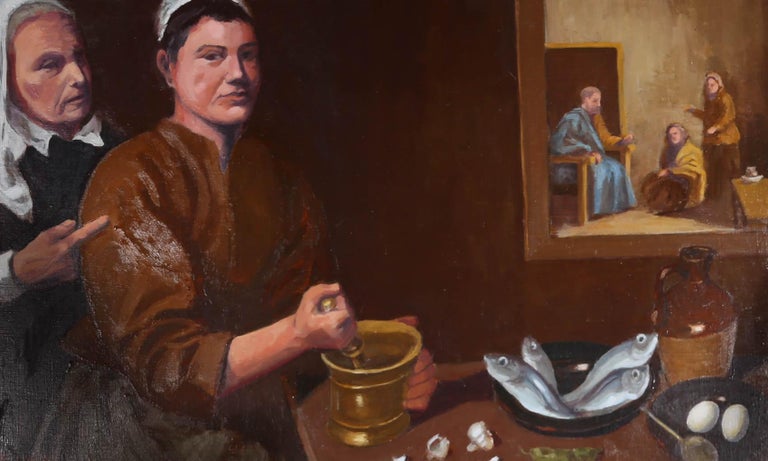 Paul Winby - Paul Winby - 20th Century Oil, A Watchful Eye For Sale at ...