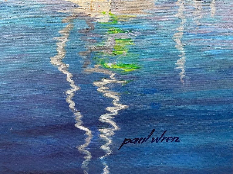 Paul Wren - Paul Wren ** Tranquility Bay **Original Oil On Canvas at ...