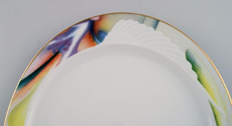 Paul Wunderlich for Rosenthal, 10 Mythos Porcelain Dinner Plates, 1980s ...