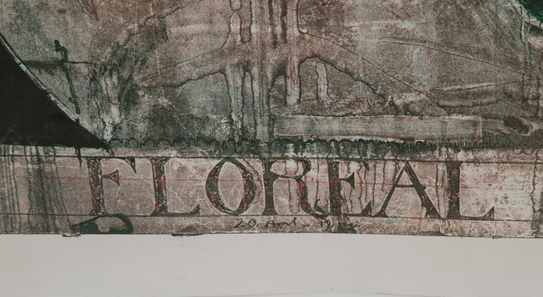 Paul Wunderlich - Floreal, Large Expressionist Lithograph by Wunderlich ...