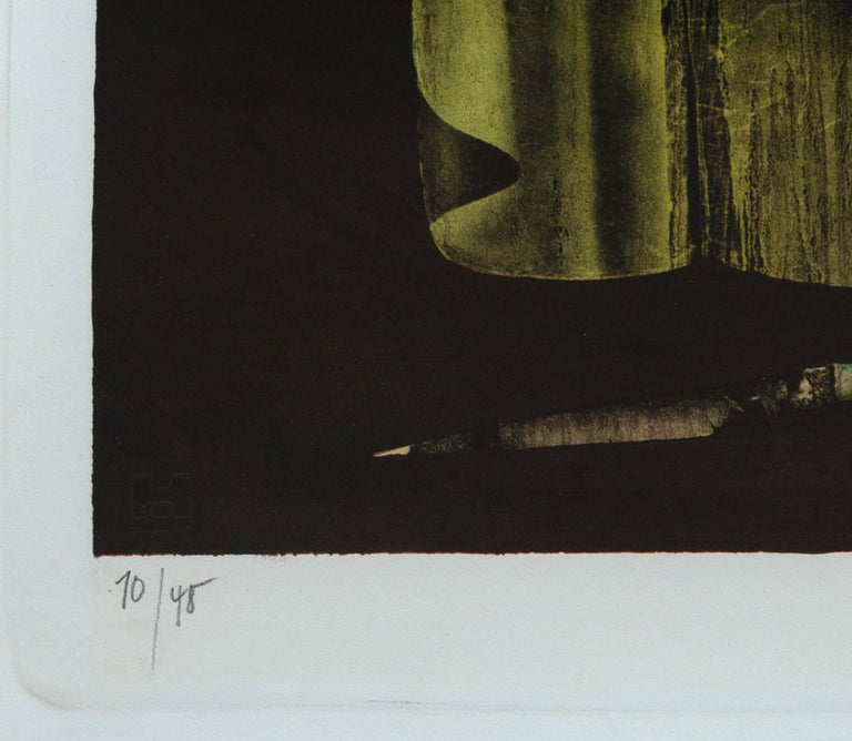 Paul Wunderlich - Marat, Large Surrealist Lithograph by Wunderlich For ...