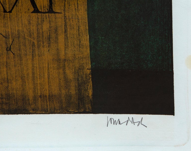 Paul Wunderlich - Marat, Large Surrealist Lithograph by Wunderlich For ...
