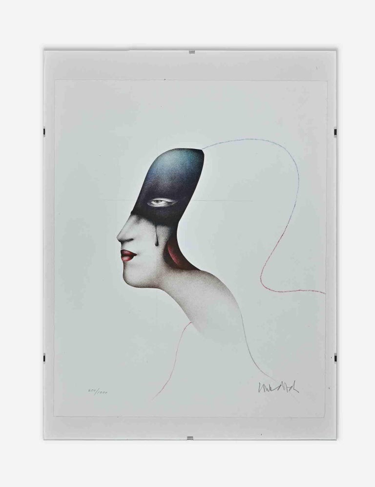 Paul Wunderlich - Tete de Femme - Lithograph by P. Wunderlich - Late ...
