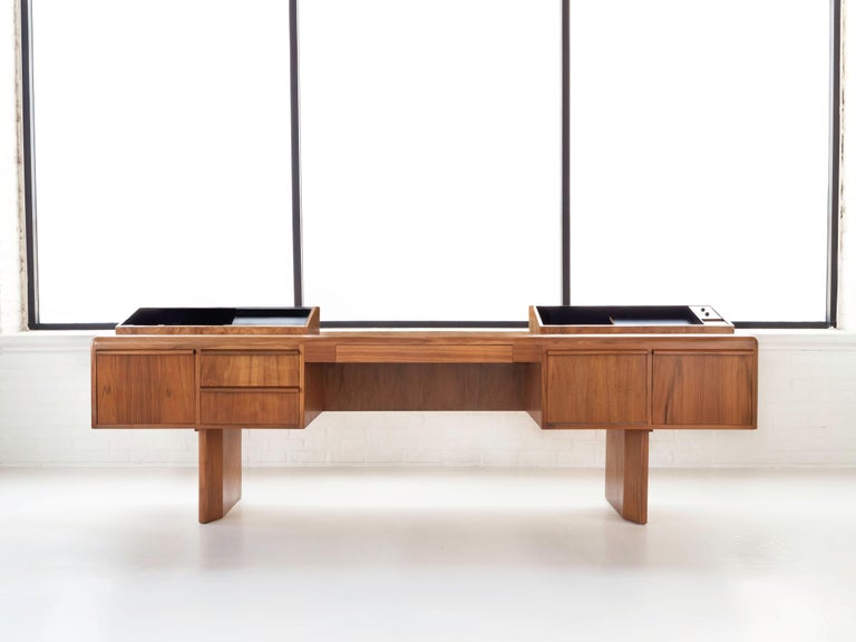 Paul Zell Electronic Studio Sound Desk in Walnut and Burlwood ...