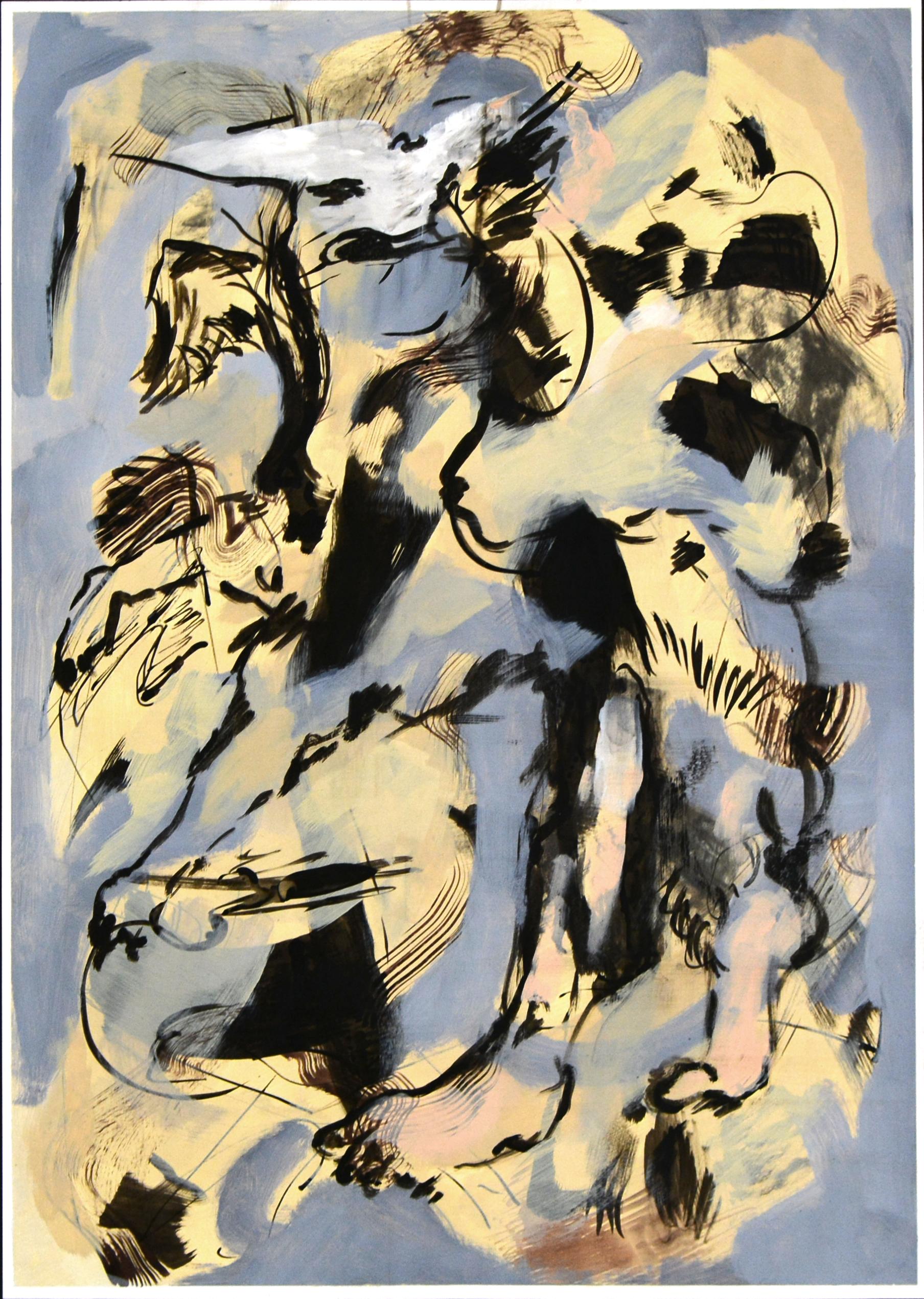 Paula Krause - Forma 3 - painting, paper, contemporary, young artist ...