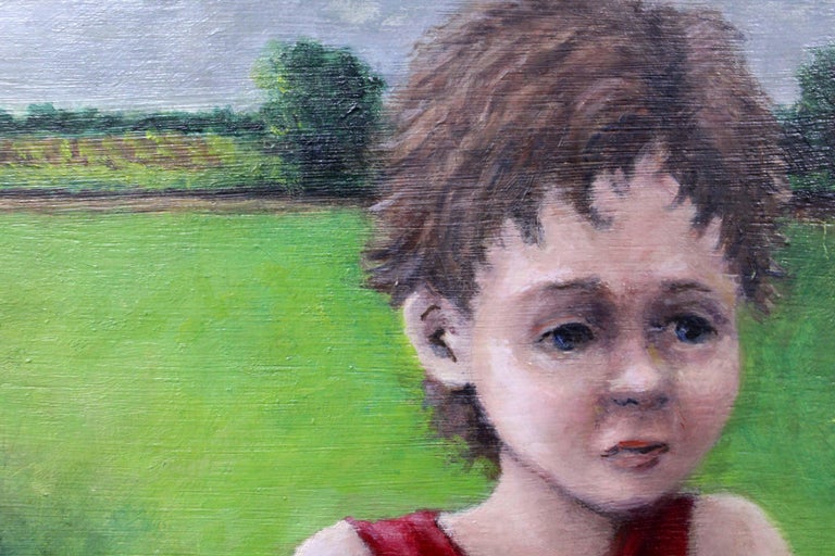 Paula Raatz Red Dress Acrylic Painting on Board Pop Surrealism 2007 For ...