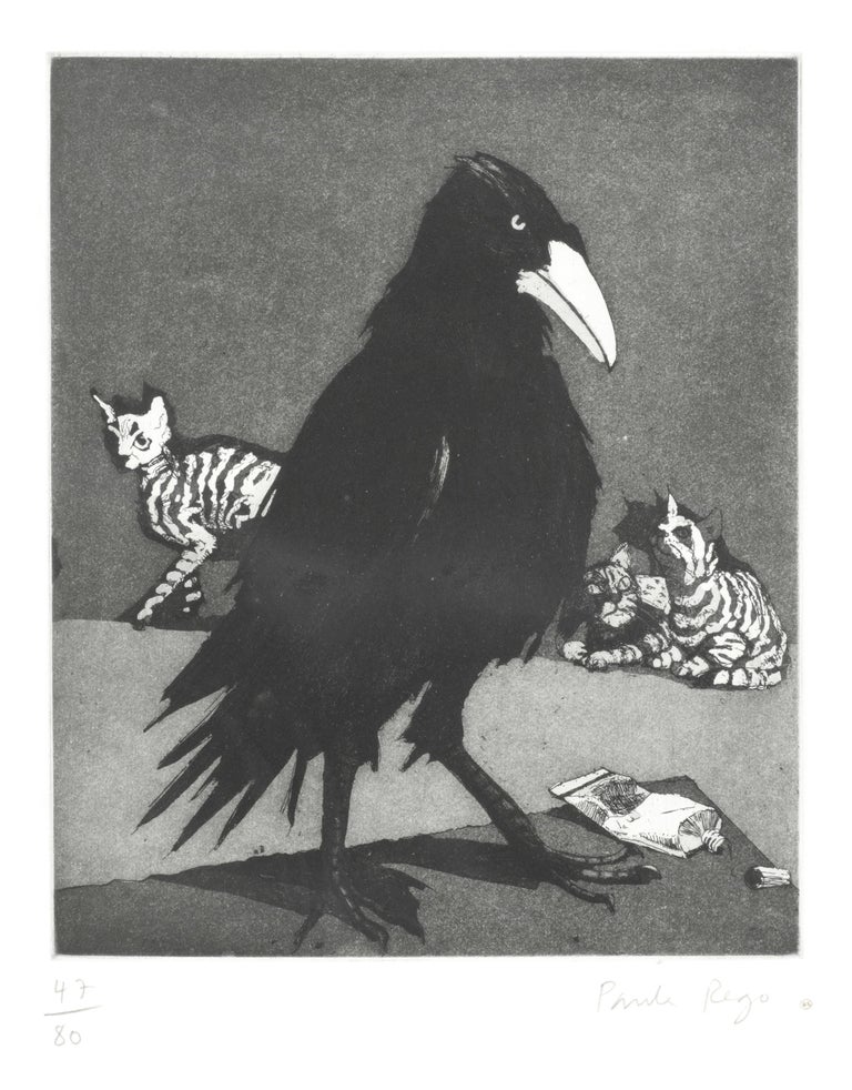 Paula Rego - Crow-- Print, Etching, Aquatint, Nine London Birds by ...