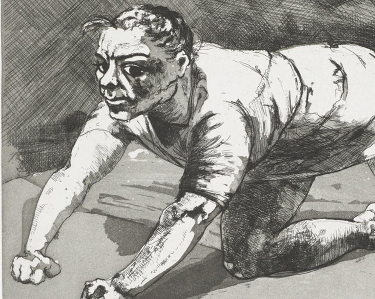 Paula Rego - Wary (Dog Woman) -- Print, Etching, Feminist Art by Paula ...