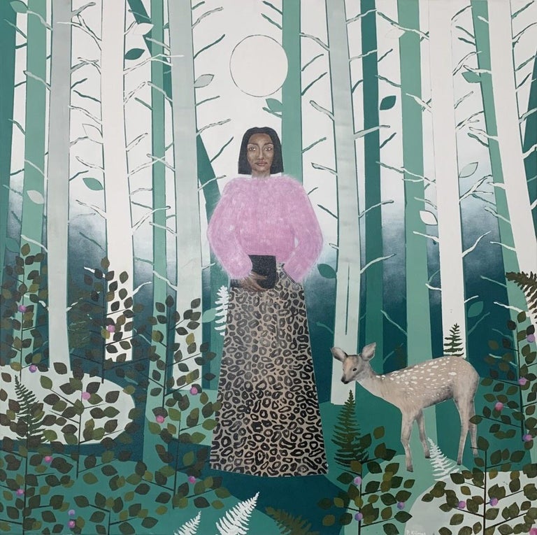 Paulina Klimas - Untitled - Acrylic painting, Figurative, Pop art ...