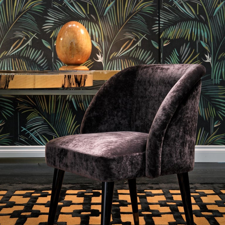 Pauline Brown Dining Chair by Dom Edizioni For Sale at 1stDibs