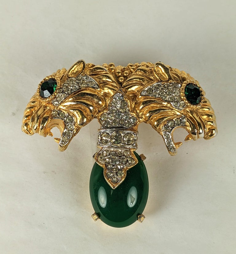 Pauline Rader Jeweled Panther Brooch For Sale at 1stDibs