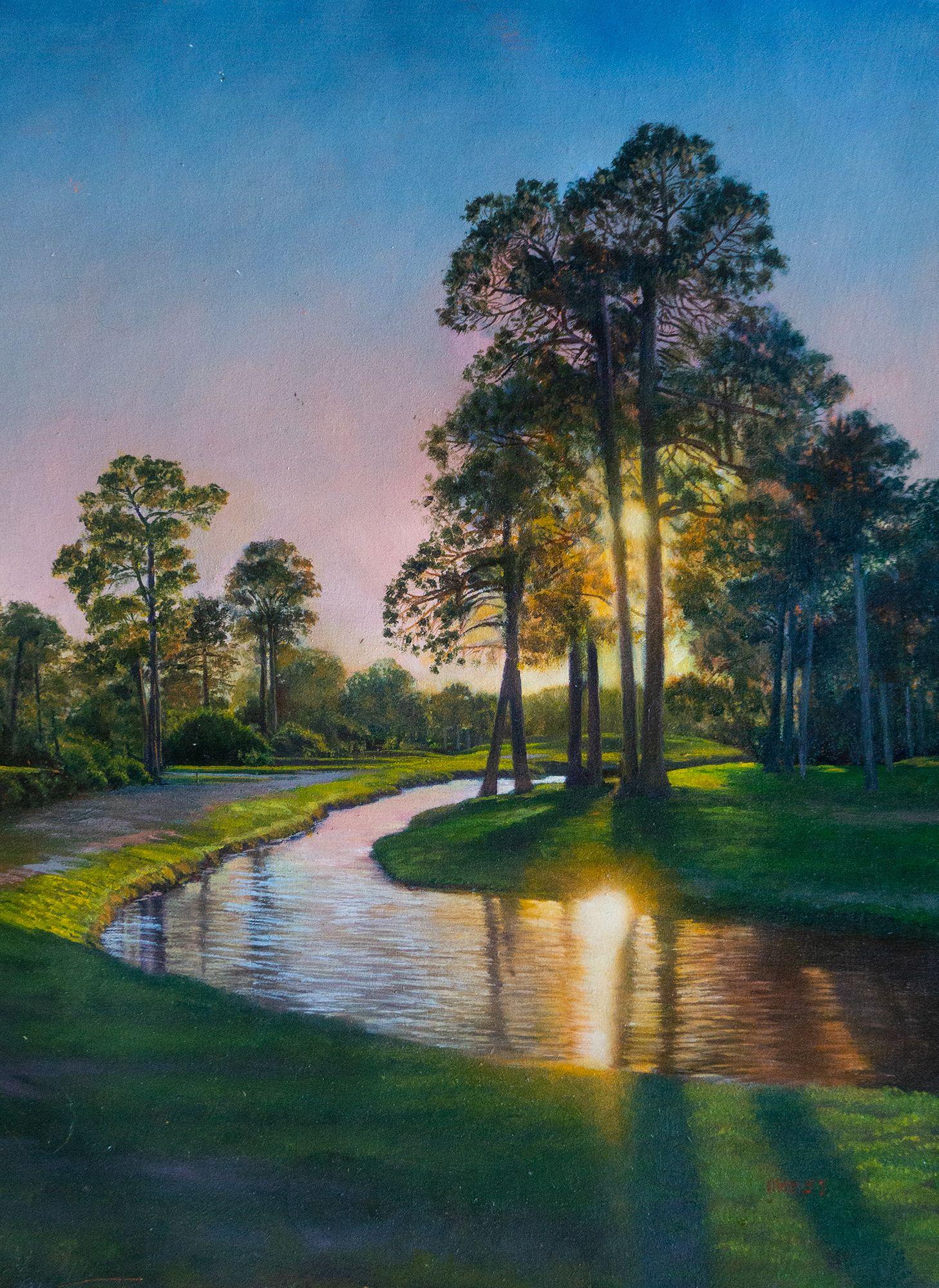 Paulo Jimenez - End Of Day, Painting, Oil on Canvas For Sale at 1stDibs
