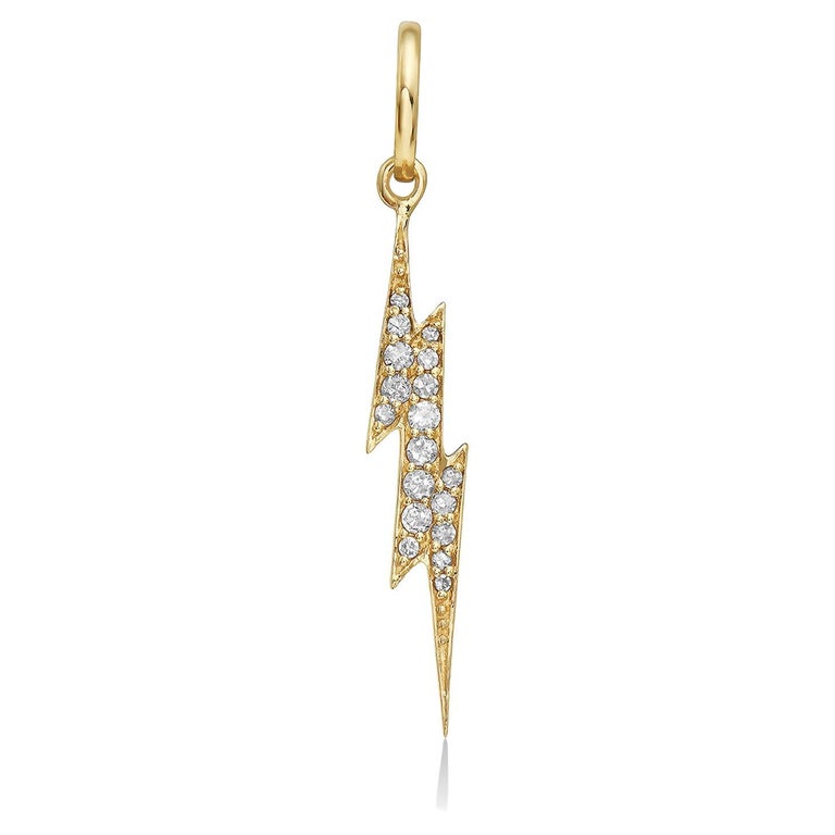 Pavé Bolt Charm For Sale at 1stDibs