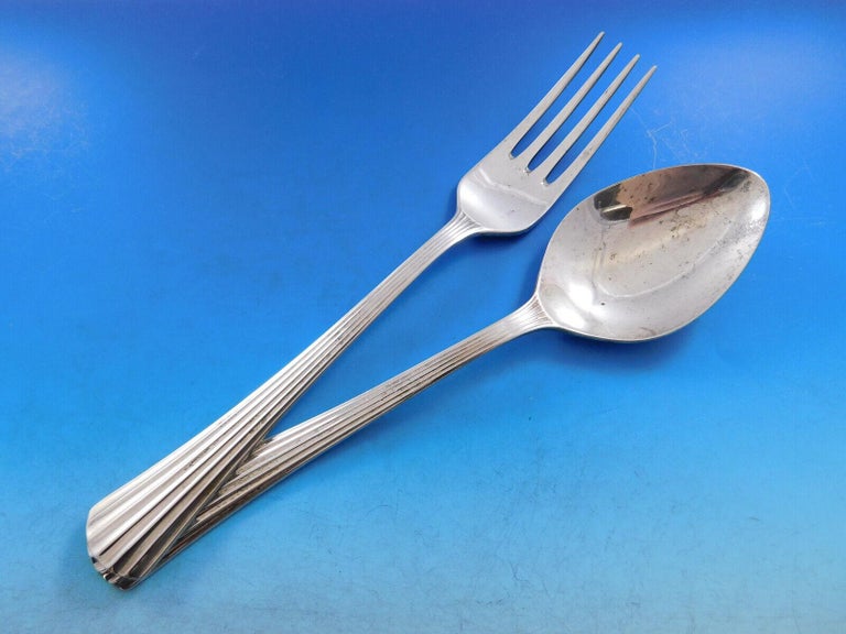 Pavillion by Calegaro Italy Sterling Silver Flatware Set Service 121 ...