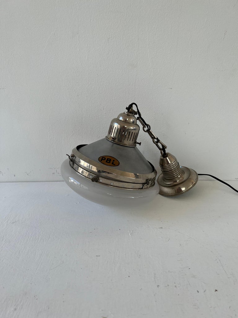 PBL Pendant Light, France, circa 1930 For Sale at 1stDibs
