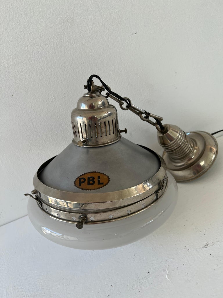 PBL Pendant Light, France, circa 1930 For Sale at 1stDibs