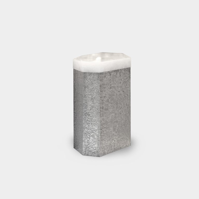 SAN iv Rock Crystal Side Table by Phoenix For Sale at 1stDibs