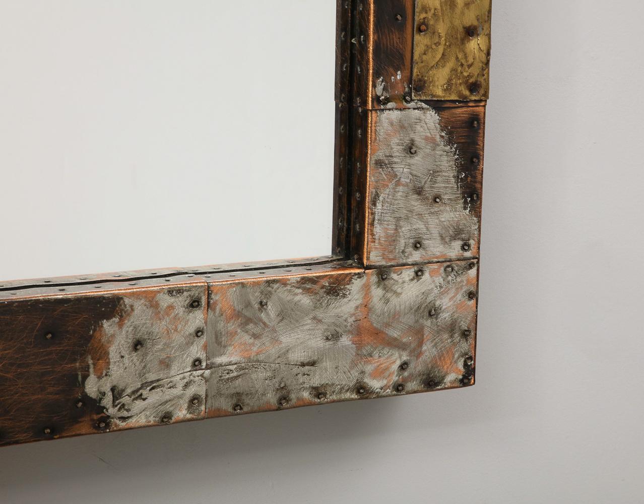 PE18 Wall Mirror by Paul Evans for Directional For Sale at 1stDibs