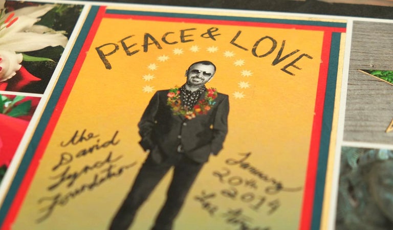 "Peace and Love" Signed Limited Edition Unframed Print by Ringo Starr ...