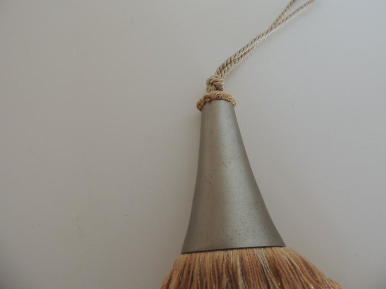 Peach and Gold Fringe Decorative Key Tassel at 1stDibs
