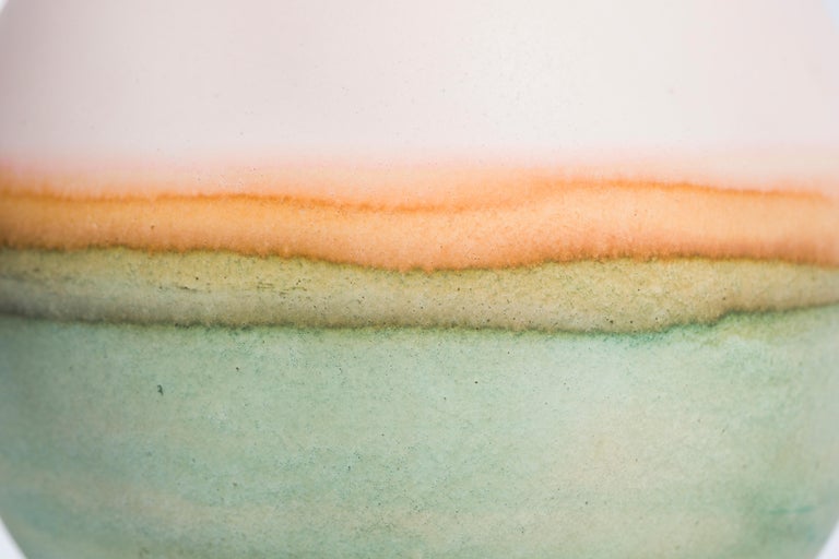 Peach Patina Pluto Vase by Elyse Graham For Sale at 1stDibs