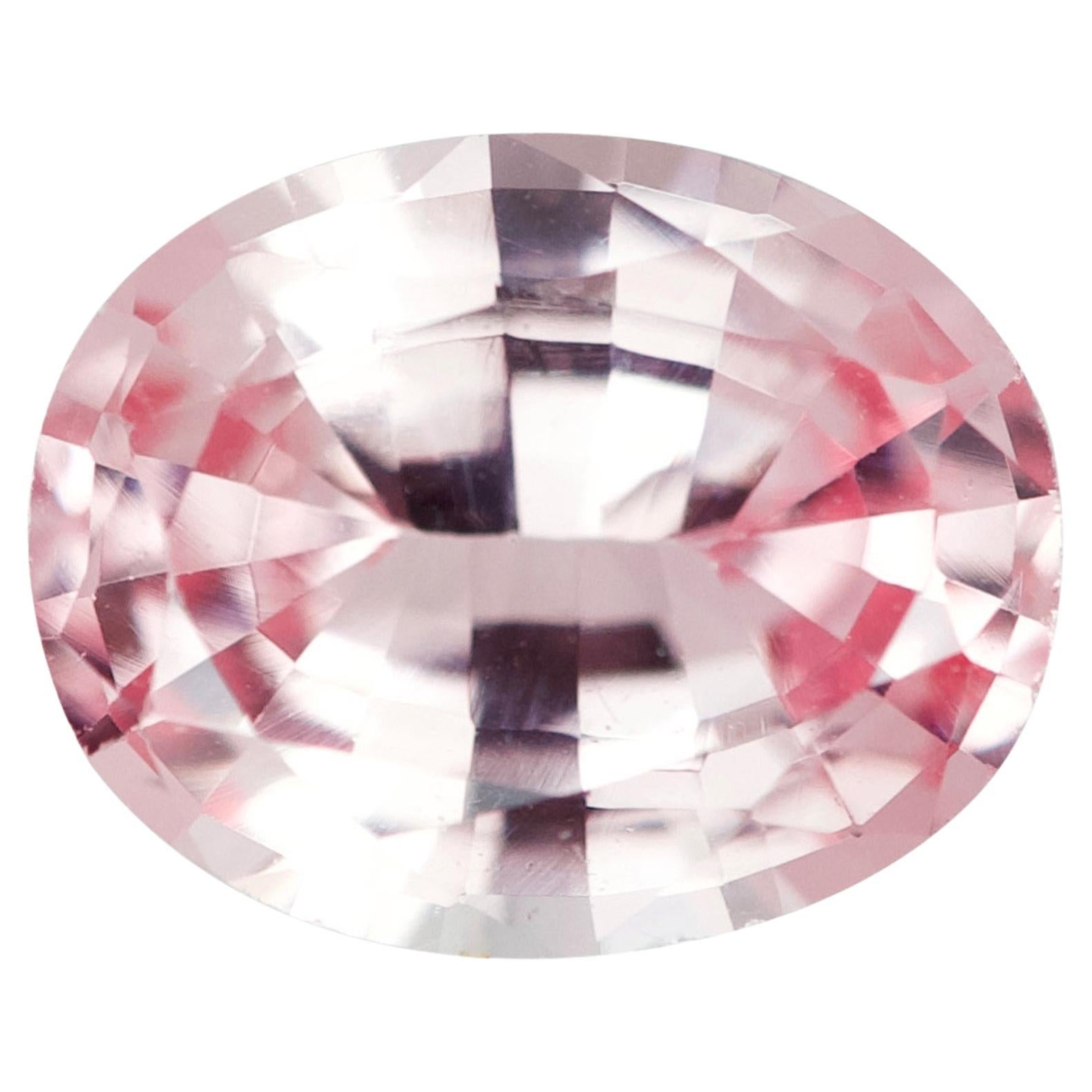 Pink Sapphire 1.61 ct Oval Natural Ceylon Unheated, Loose Gemstone For ...