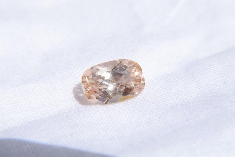 Peach Sapphire, Unheated, Premium Cut, AGL For Sale at 1stDibs