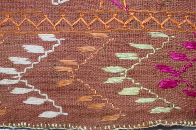 Peacock Design Phulkari For Sale at 1stDibs