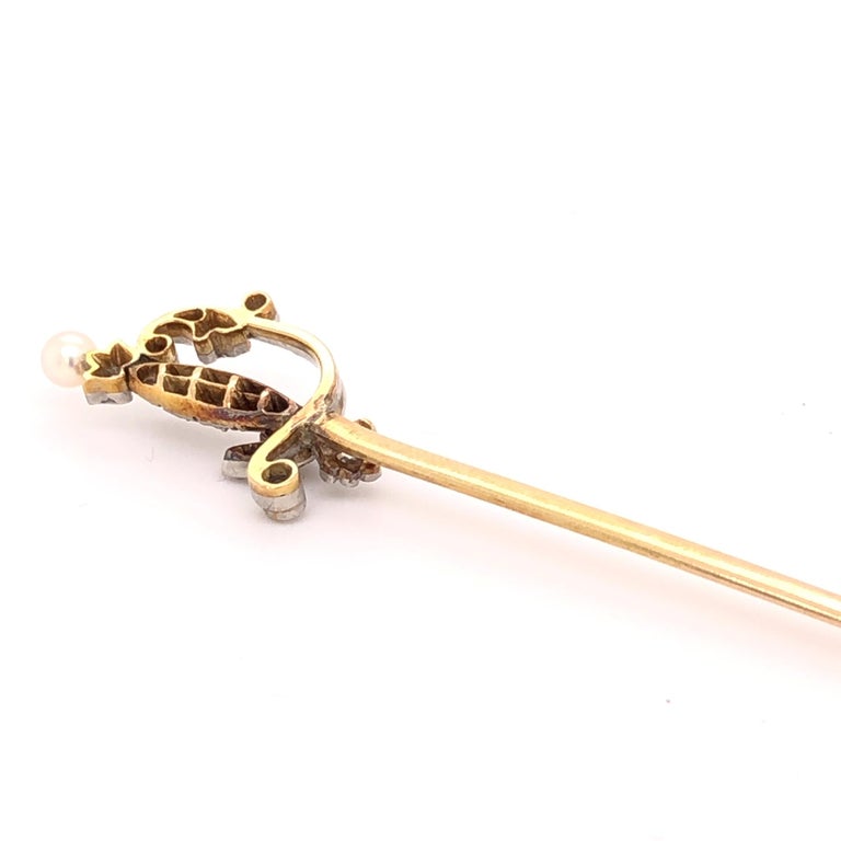 Pearl and Diamond Dagger, 1900 at 1stDibs