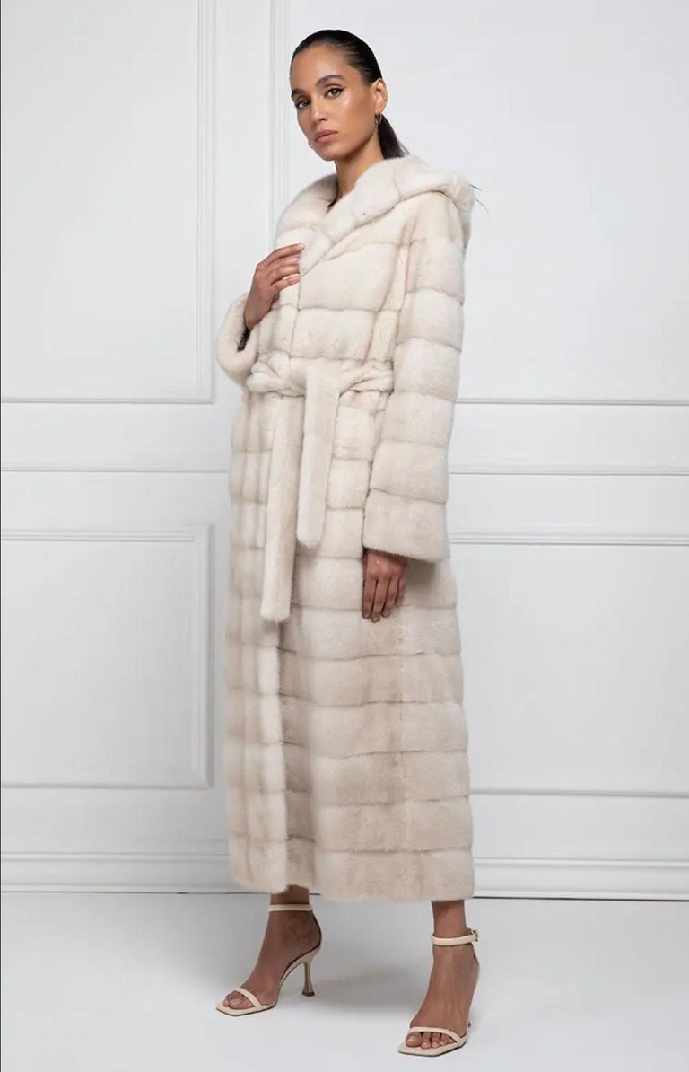 Pearl Female Mink Coat For Sale at 1stDibs