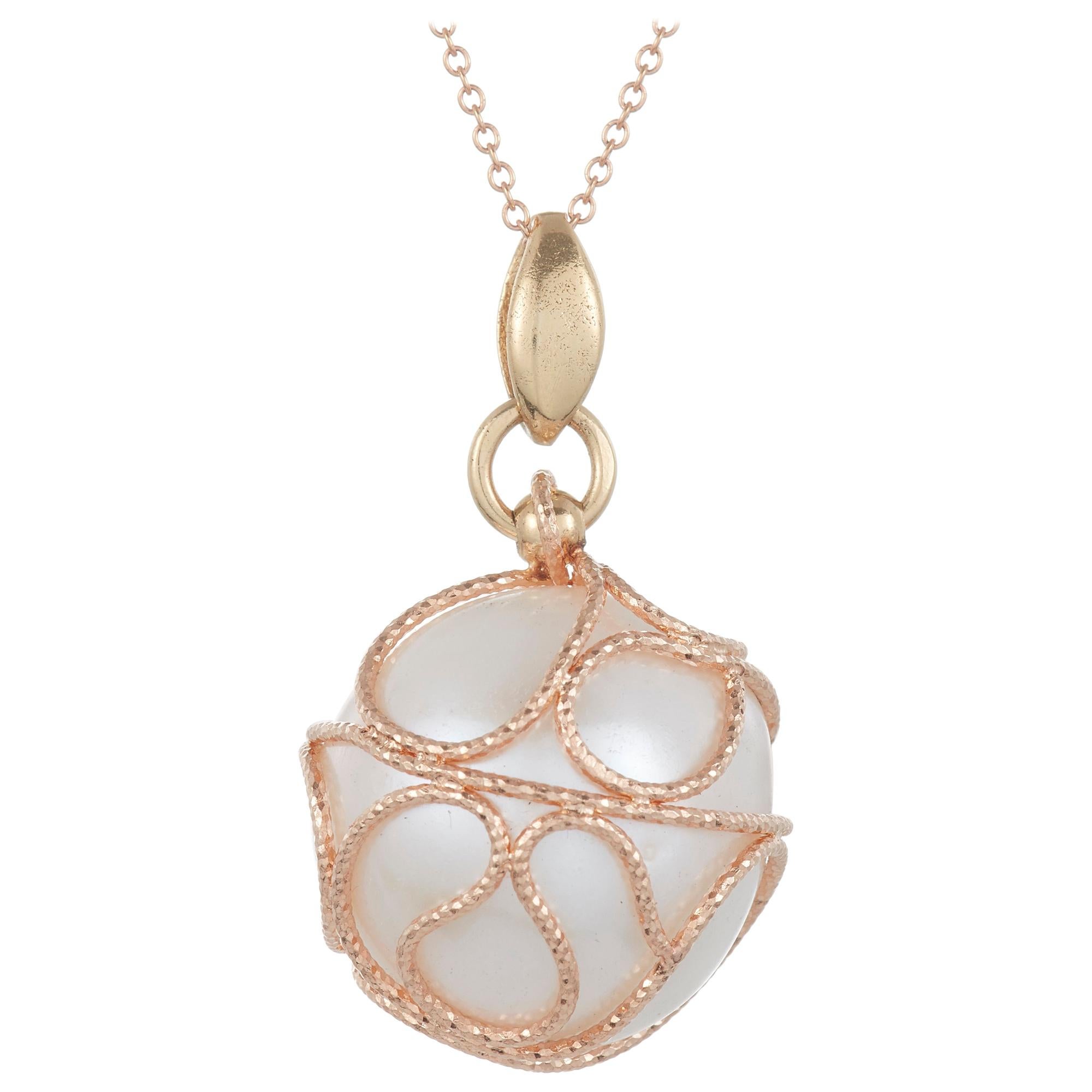 Fope 18 Karat Yellow and Rose Gold Two-Tone Chain Necklace at 1stDibs