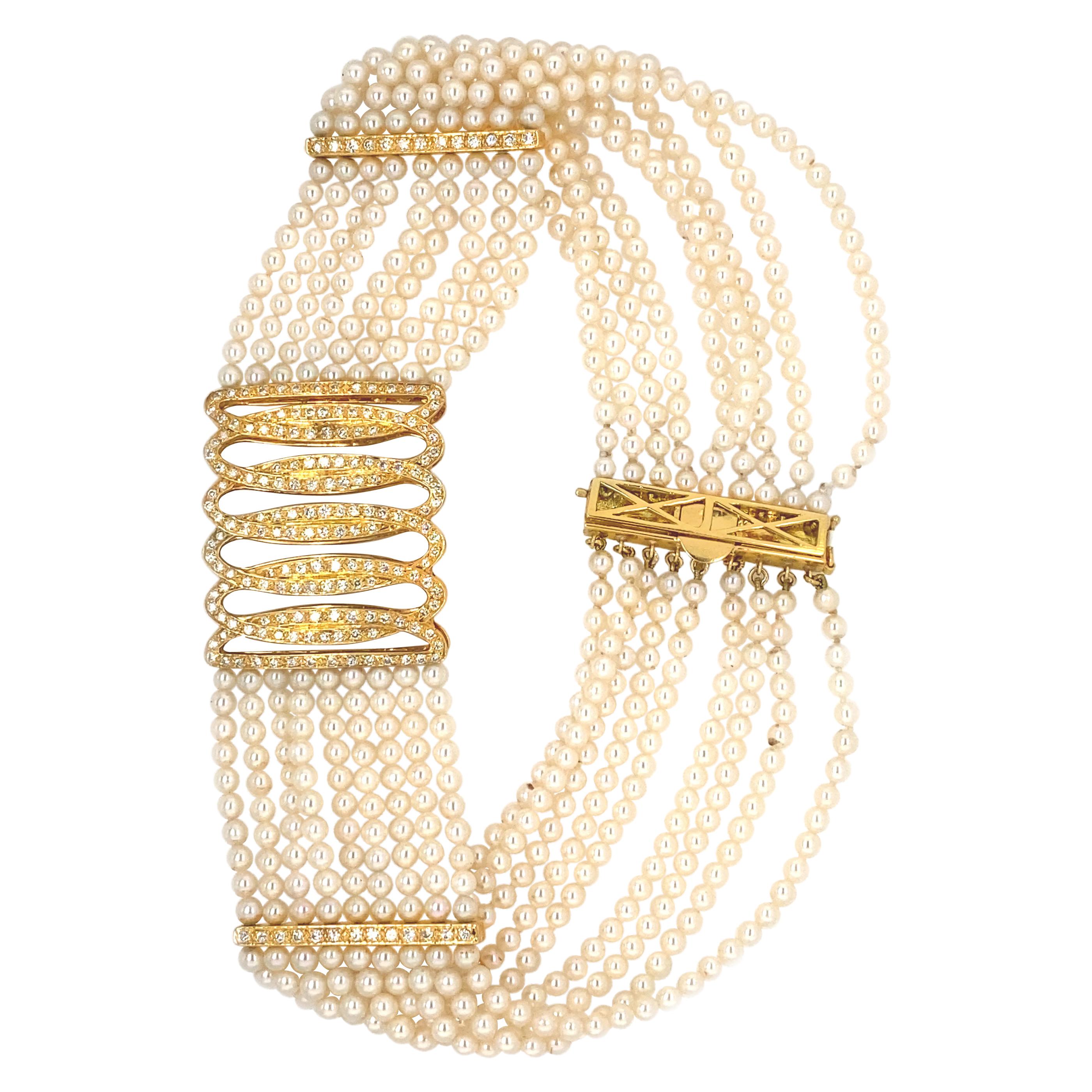 Cultured Freshwater Pink Pearl and Ruby Bead Necklace at 1stDibs | pink ...