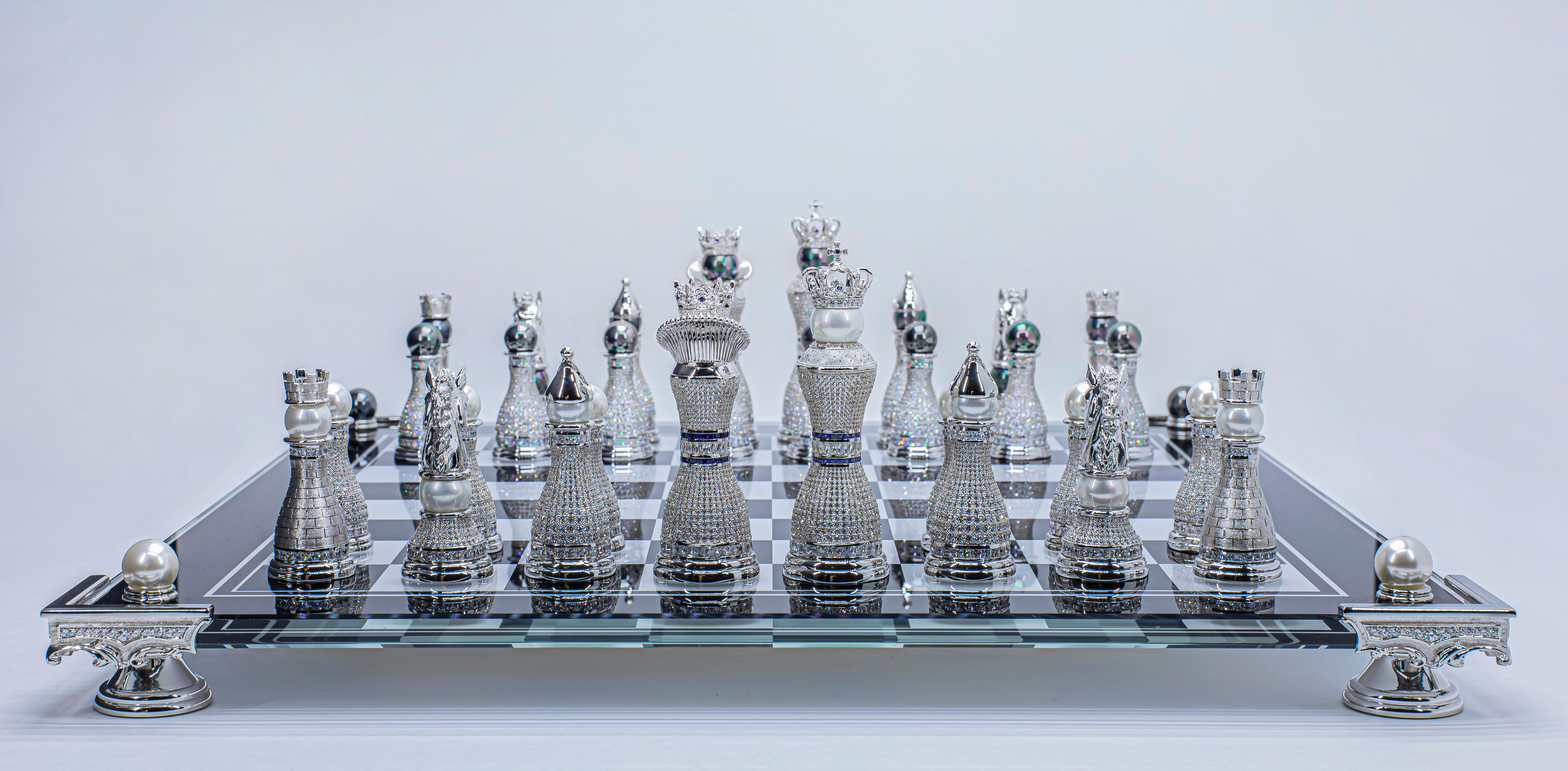 Pearl Royale 18K White Gold, Diamond, Sapphire and South Sea Pearl ...