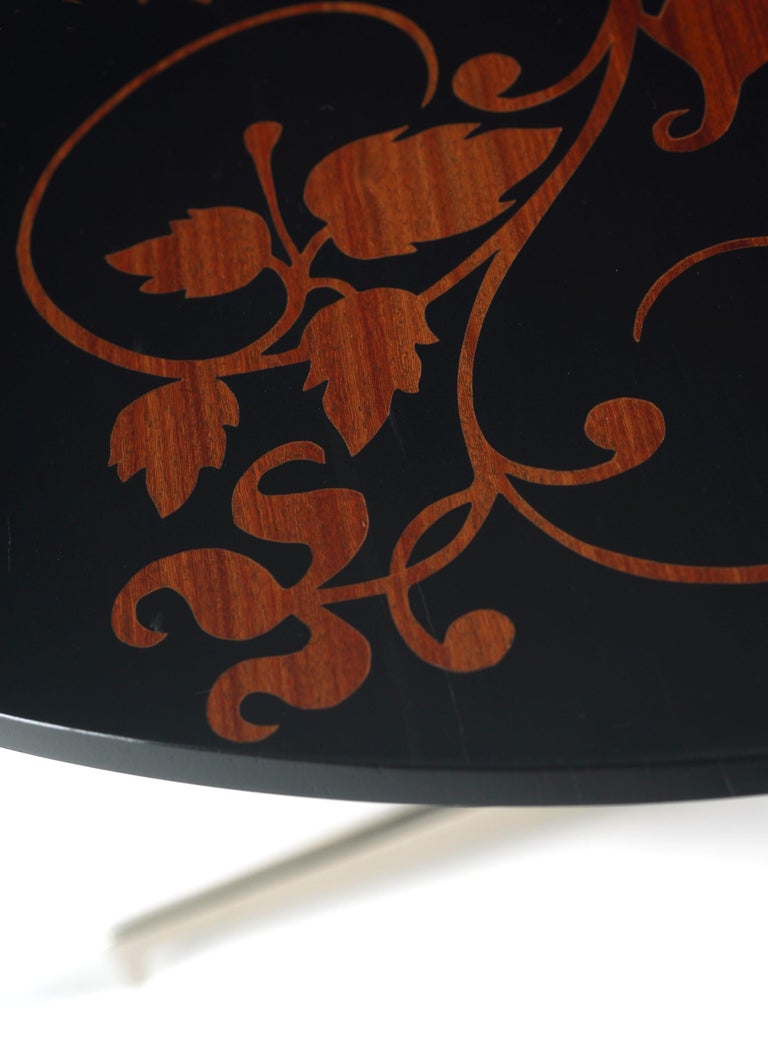 Pearl Side Table in Mahogany Wood For Sale at 1stDibs