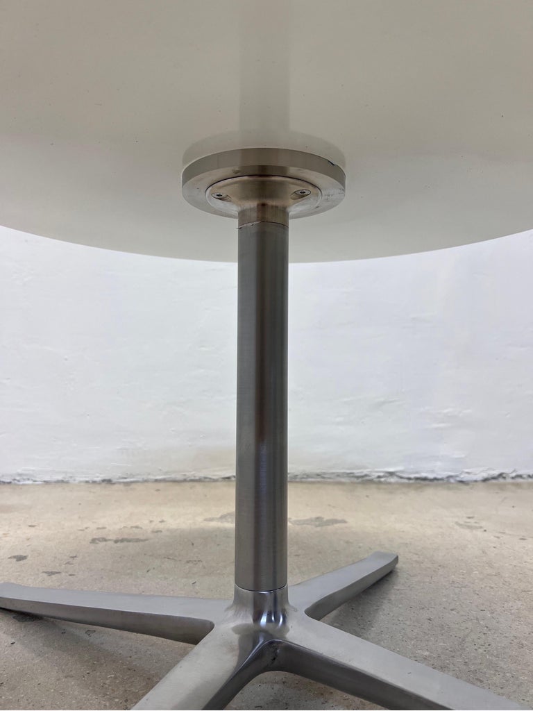 Pearson Lloyd Bob's Side Tables With Round Glass Tops for Coalesse, a ...