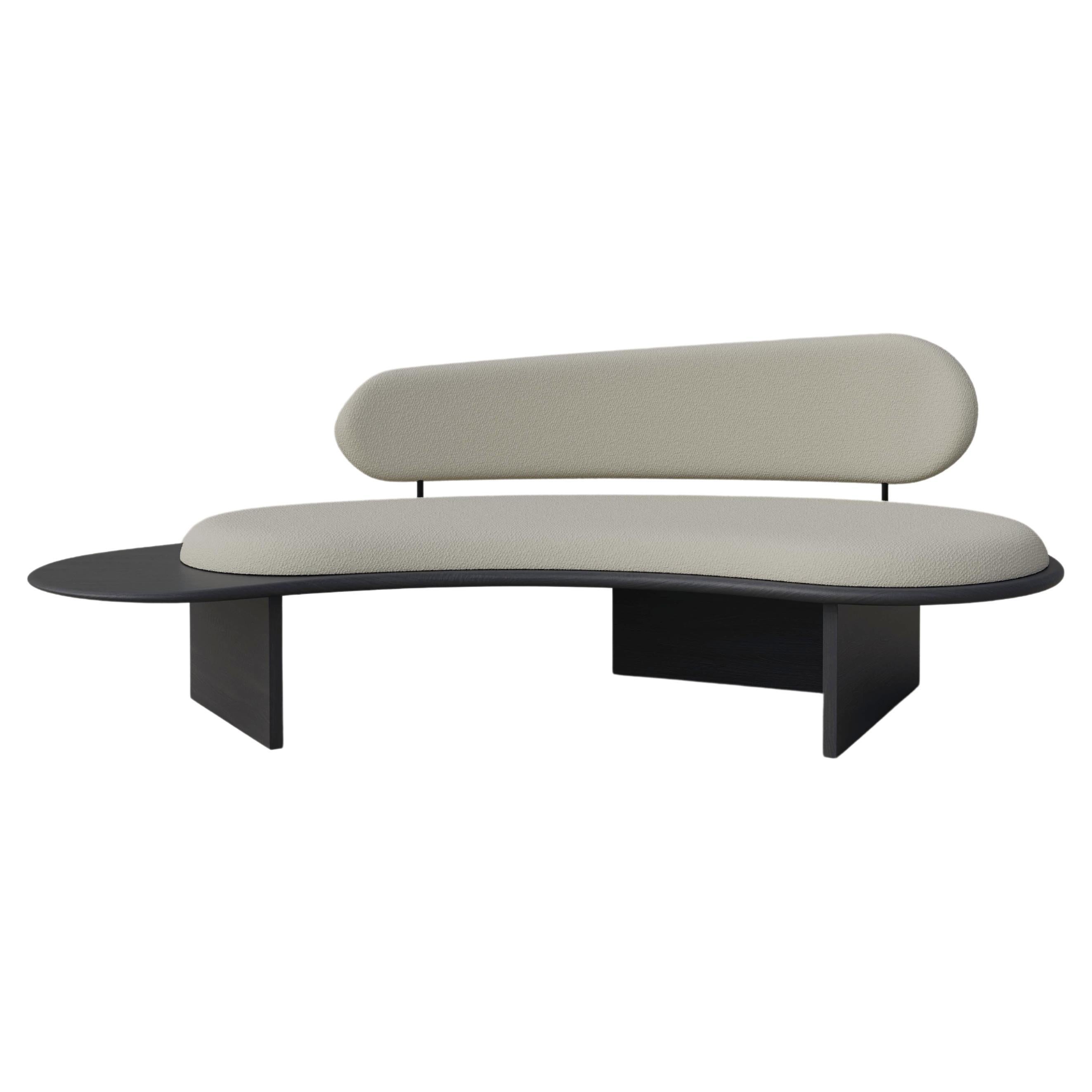 Pebble Sofa, Black Oak For Sale at 1stDibs