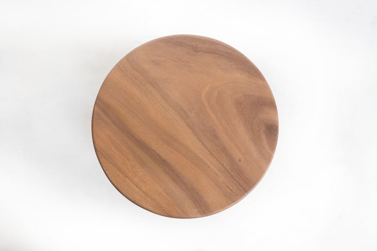 Pebble Stool Type 02, Natural Light Acacia Wood For Sale at 1stDibs