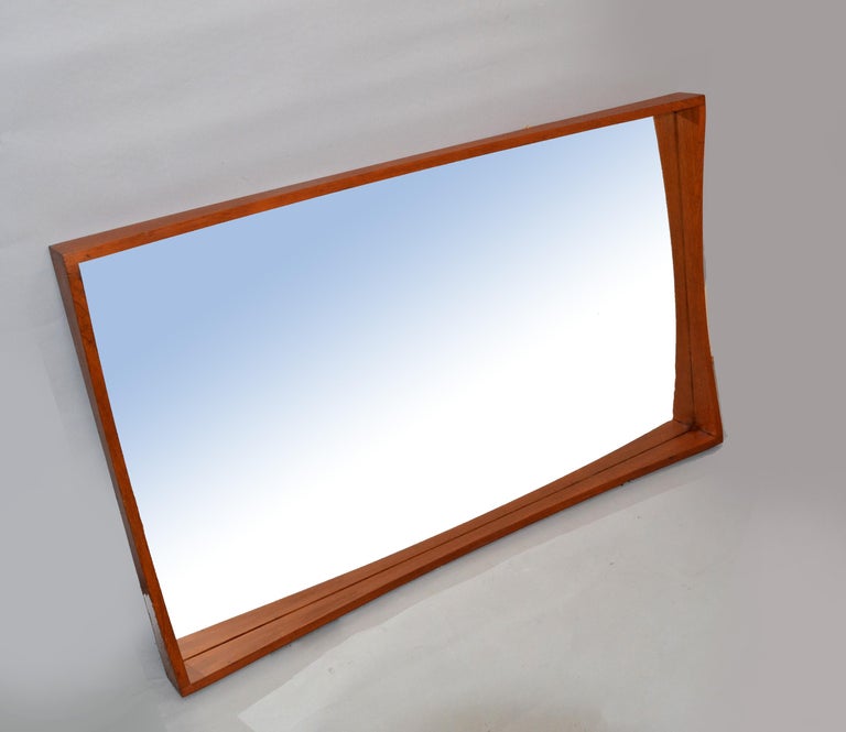 Pedersen and Hansen Scandinavian Modern Rectangle Dovetailed Teak Wall ...