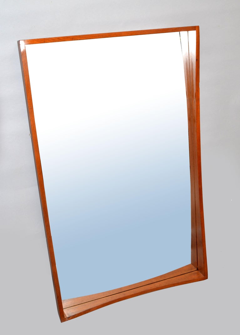 Pedersen and Hansen Scandinavian Modern Rectangle Dovetailed Teak Wall ...