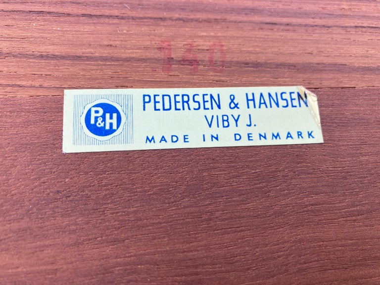 Pedersen and Hansen Teak Wall Shelf, Denmark at 1stDibs
