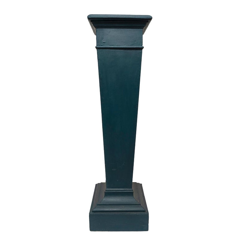 Pedestal Column Plinth Vintage Dutch Hague Blue Height 115cm 45" For ...