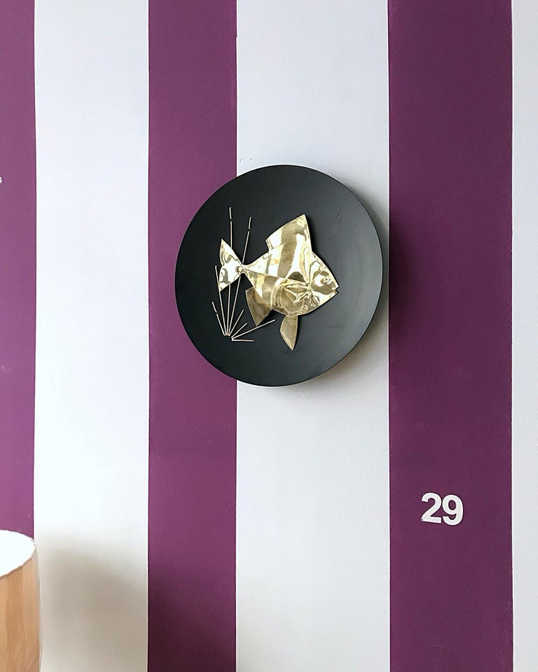 Peerage Midcentury Brass Fish Wall-Mounted Plate, 1950s, England For ...