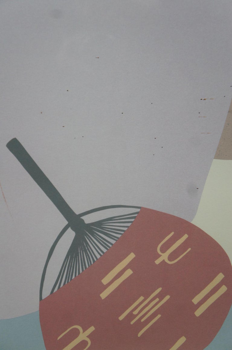 Pegge Hopper Kohala Afternoon Hawaiian Woman with Fan Serigraph Print ...